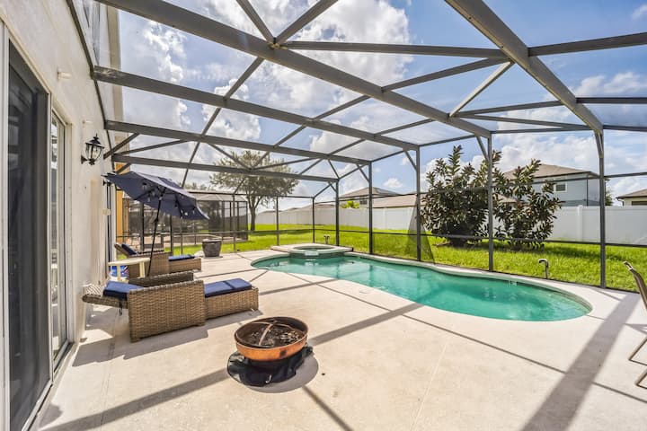 Elegant 5br Villa With Private Pool - Davenport, FL