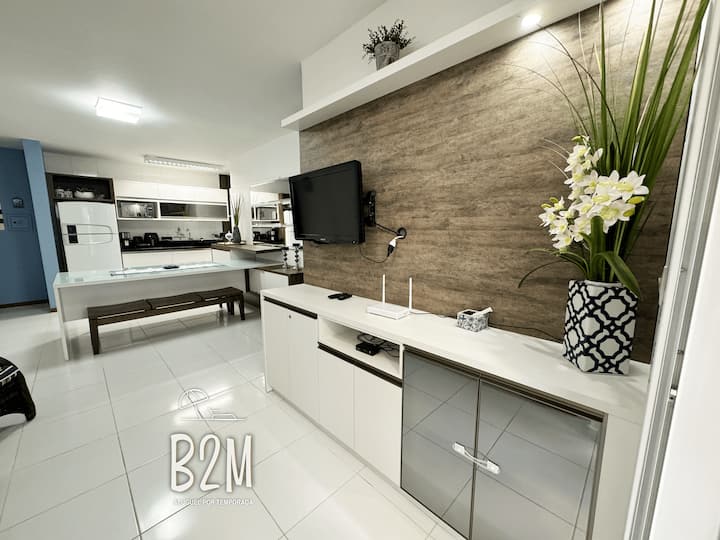 Apartamento Com Vista Mar, Churrasqueira E Piscina - Penha