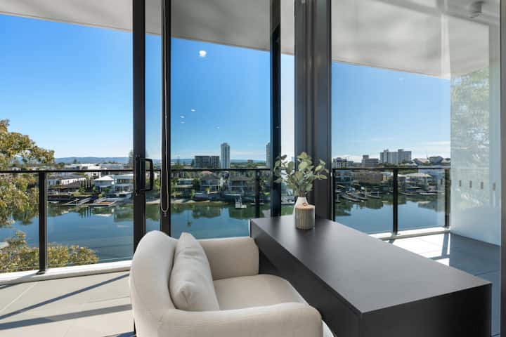 Brand New Pet Friendly Japandi Style Riverview Apt - Gold Coast