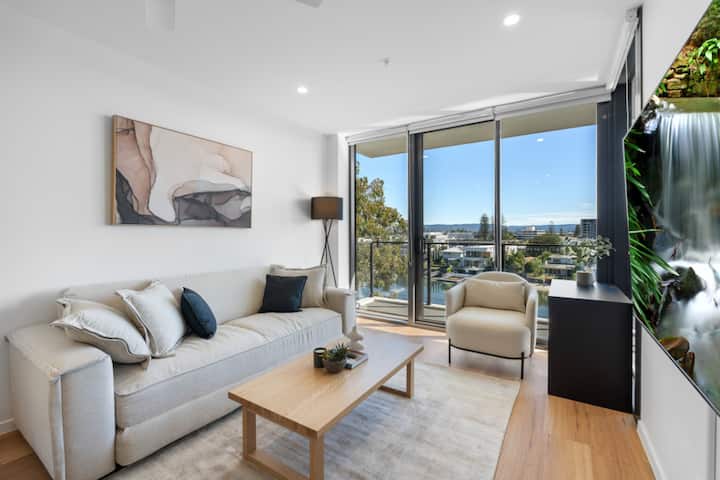 Brand New Pet Friendly Japandi Style Riverview Apt - Gold Coast