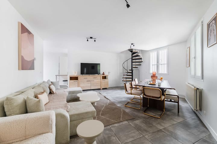 Villa Romainville Paris Pour 8 Personnes - Bobigny