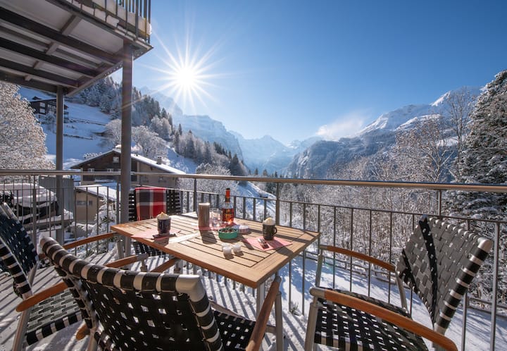 Chalet Mittaghorn Apt. 5 - Wengen