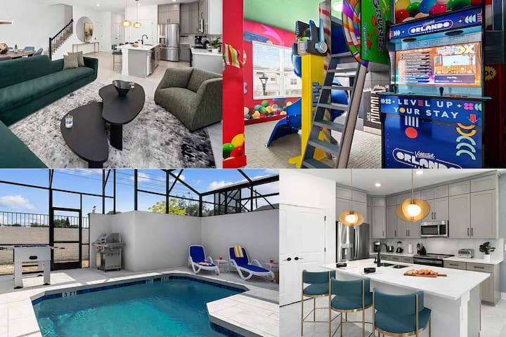 Villa Zen | Villa Near Parks W/ Luxe Lr/dr & Pool - Orlando