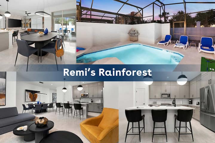 Remi's Rainforest | New I-drive Villa W Safari Br - Orlando, FL