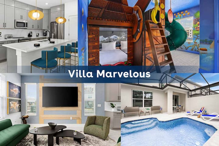 Villa Marvelous | I-drive Villa W/ Luxe Brs & Pool - Orlando