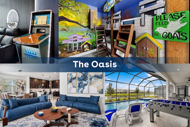 The Oasis | New Villa W Luxe Amenities, Near Parks - Orlando