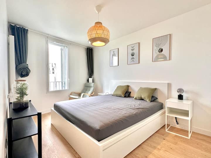 Stylish Apt Poniatowski Near Vincennes Forest 4p - Quartier de Belleville