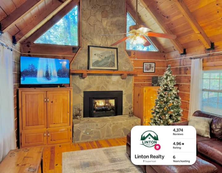 Skyline Log Cabin W/ Hot Tub - Lake Hartwell State Park, Fair Play
