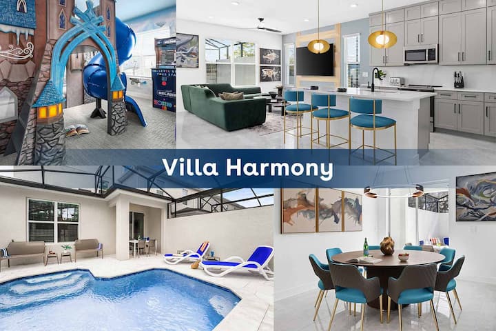 Villa Harmony | Chic Home W/ Castle Br & Pvt Pool - Orlando, FL