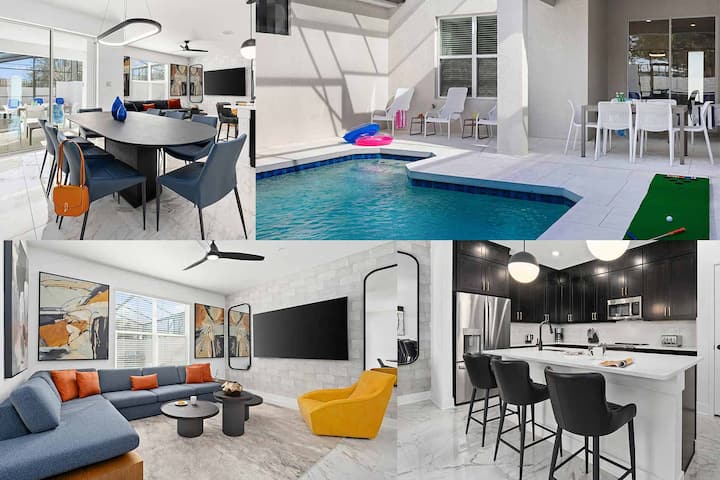 Mia's Mirage | Serene Villa W Luxe Brs & Fab Decor - Orlando, FL