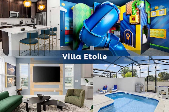 Villa Etoile | Villa Near Disney W Gamer Br & Pool - EDC Orlando