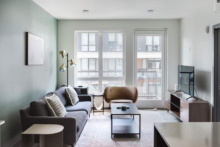 Blueground | Kirkland, Gym, Lounge, Balcony, A/c - Redmond, WA