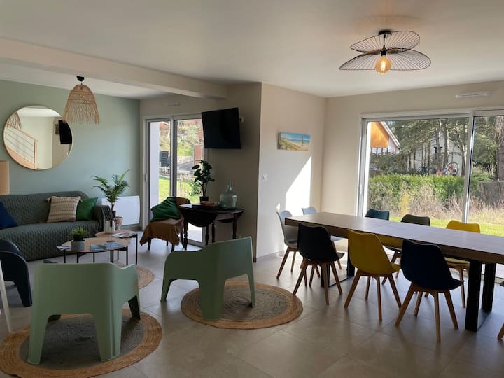 10mn à Pieds Plage, 9 Pers "L'art De L'eau" - Hardelot-Plage