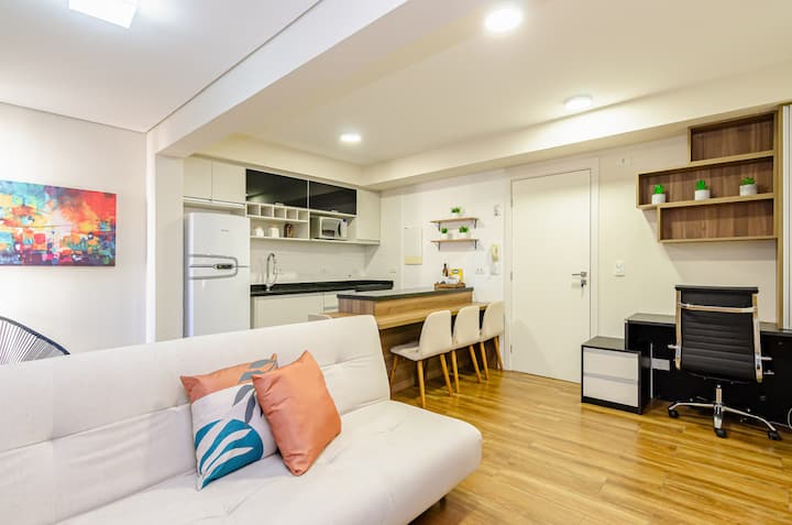 Studio Bem Central Perto De Tudo No Green Center - Curitiba