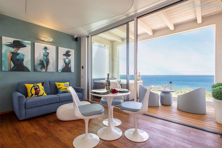 Amare Penthouse Avec Bain à Remous Face à La Mer - Alghero