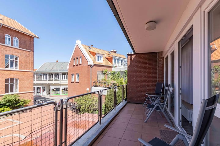 Strandstraße Ferienwohnung Seeschwalbe Mit Strandk - Borkum