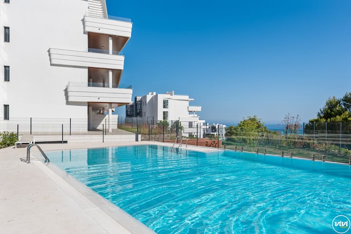 Gerrard | Sea Views - Jacuzzi - Pool - Terrace - Benalmádena