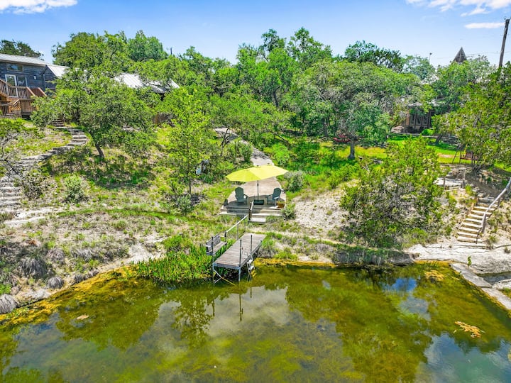 The Cabin At Creekside Vista Escape I Waterfront - Wimberley, TX