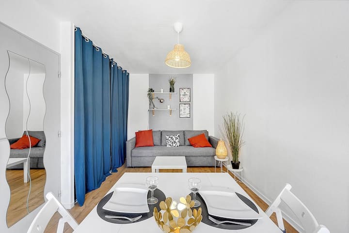 Studio Cosy - Gare - Métro - Calme - Central - Toulouse