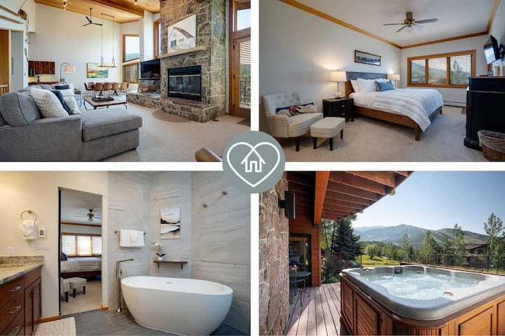 Villa West | Summer Escape | Hot Tub Views - Steamboat Springs