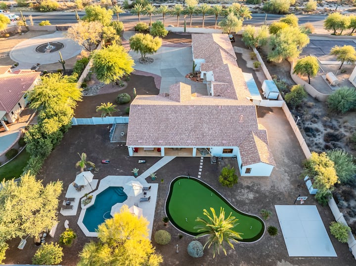 Luxury 6br Estate Heated Pool, Games & Resort - Cave Creek