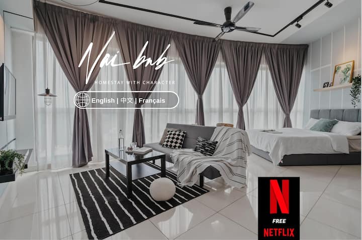 Sleek Grey Modernity Retreat - Kuala Lumpur