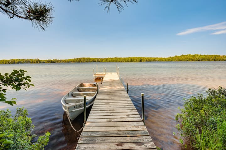 Quiet Presque Isle Home W/ Grill: Families Welcome - Presque Isle, WI