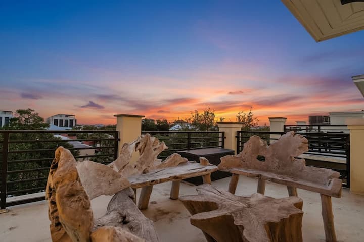 30a Rooftop Retreat | Heated Pool Escape - Topsail Hill Preserve State Park, Santa Rosa Beach