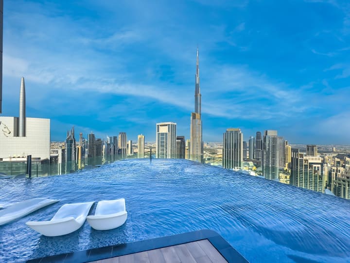 2br | Full Burj Views | Infinity Pool | High Floor - Dubái