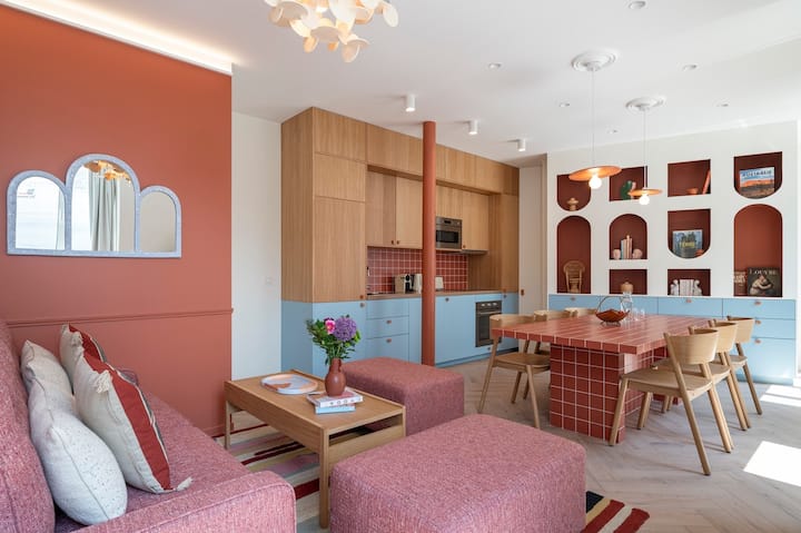 New Flat Terracotta Style - Greater Paris District - Fontenay-aux-Roses