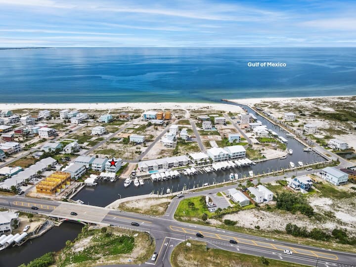"Paradise Palms 1" Canal Front, And Ocean Views! - Mexico Beach, FL