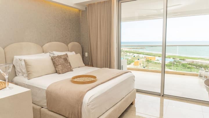 Cb708 Modern Suite In Crespo Sea View Wifi - Cartagena, Colombia
