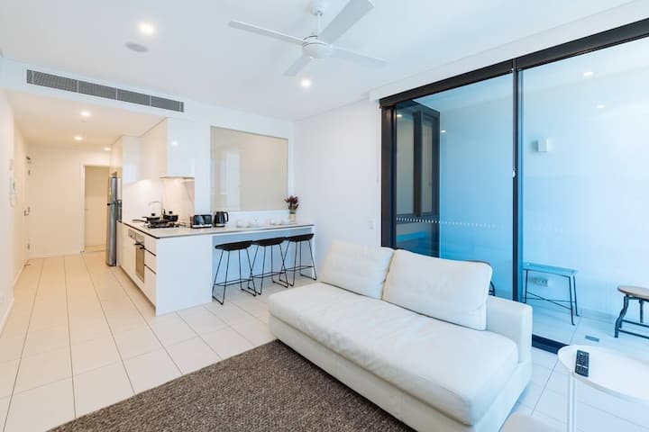 Luxury 1br Apt With Carpark, Gym & Pool - Brisbane