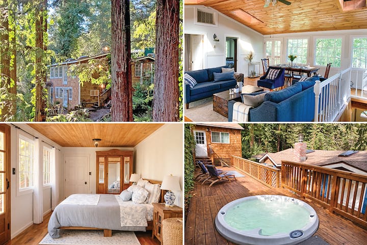 The Ivywood ~ Hot Tub, Vintage Chic! Dog Friendly - Cazadero, CA
