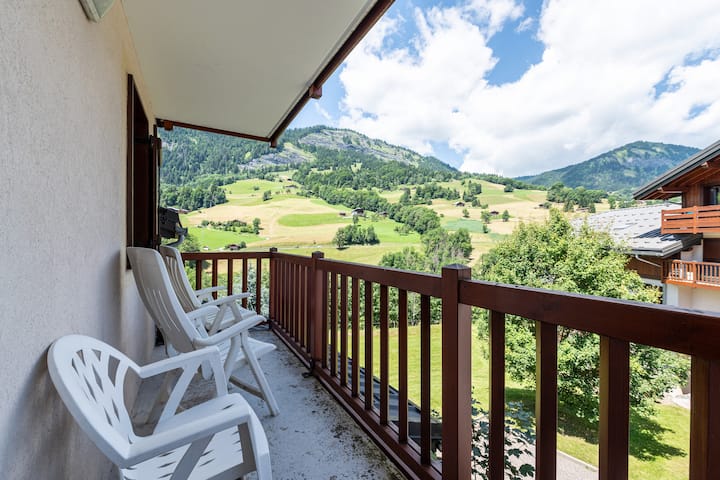 Chez Florent - Appt Vue Montagne Avec Piscine - Crest-Voland