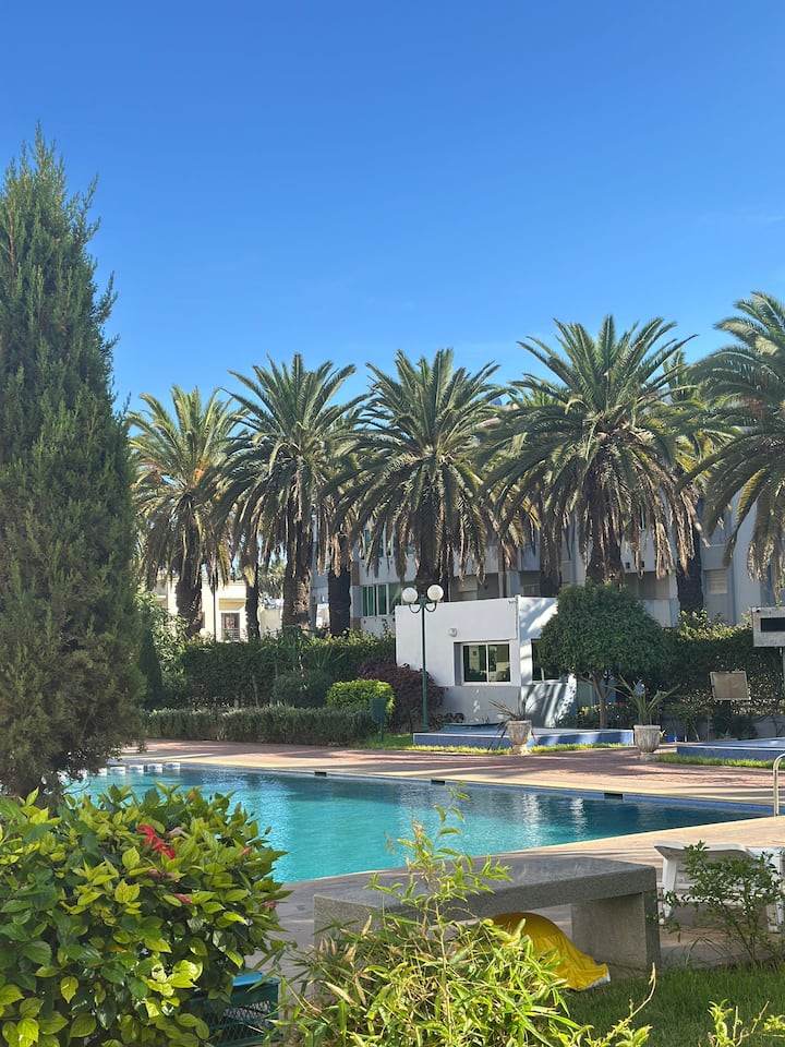 ÉVasion Zen : Duplex Design, Piscine &Plage à Pied - Mohammedia