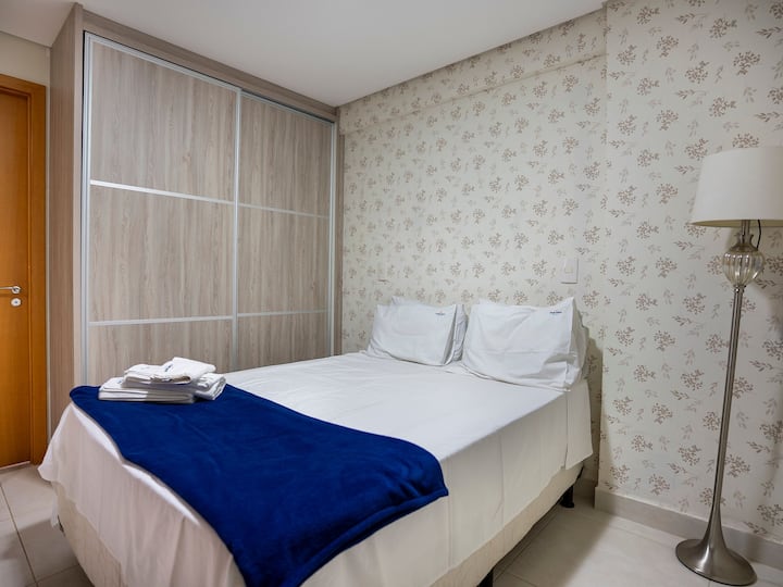 Flat, Jd Goiás, C/ Sofá-cama - Próx Flamboyant - Goiânia