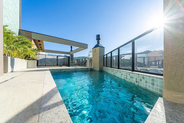 High Standard Apartment With Pool - Bombinhas