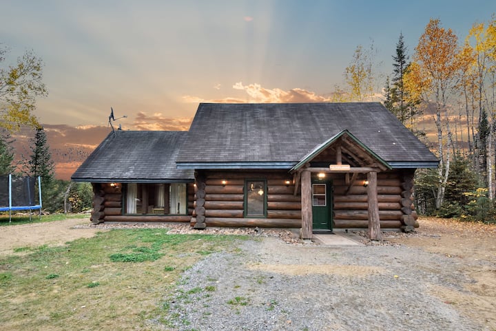Chalet Le Mélisse | Chalet En Bois Rond & Nature - Shawinigan