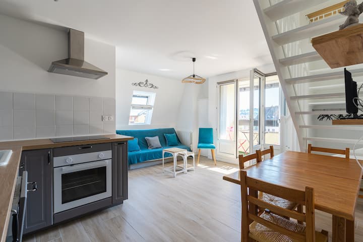 Duplex Du Bord De Mer - Appt à 50m De La Plage - Villers-sur-Mer