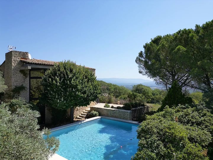 Maison Contemporaine Avec Vue - Gordes