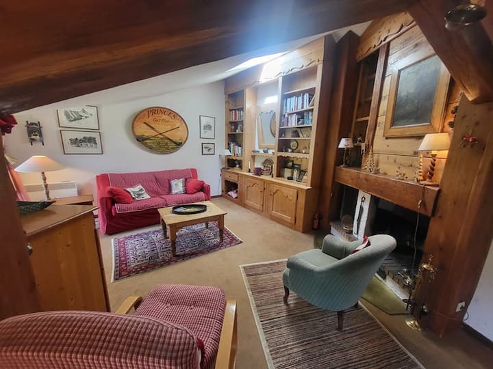 Appartement 3 Chambres Sur Les Pistes Avec Parking - Montgenèvre