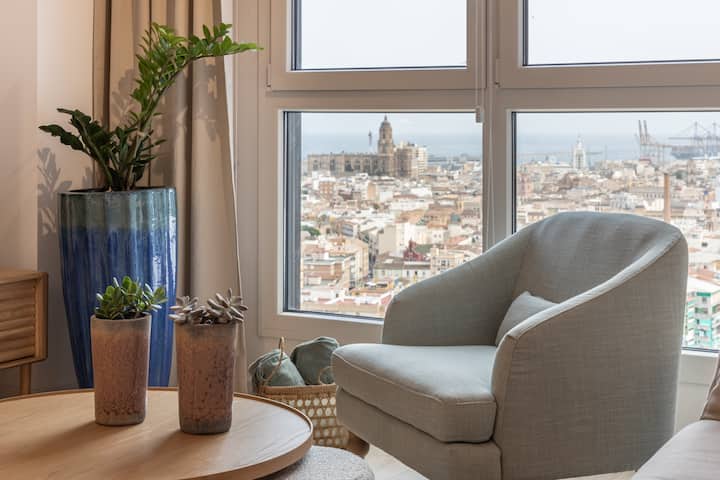 Malaga Skyline 6 Pool & Parking Free - Málaga