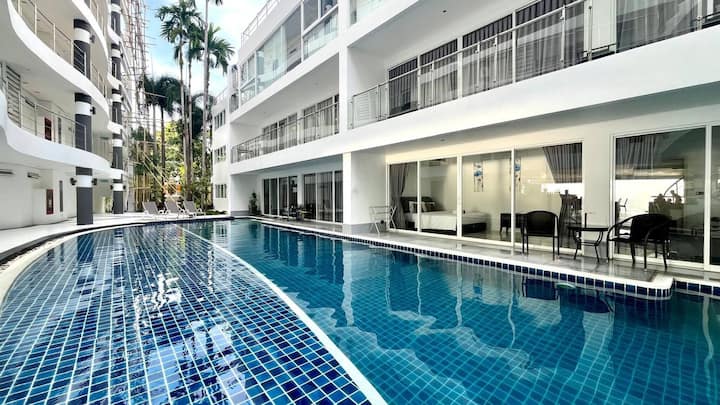 B14 - Apt 2 Ch. Services, Accès Piscine, Karon - Kata Beach