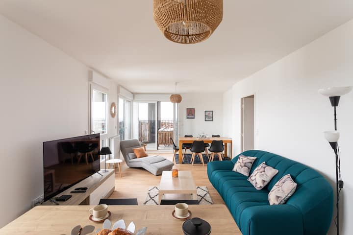Akoya Urban Loft - Duplex Dernier éTage, Terrasses - Rennes