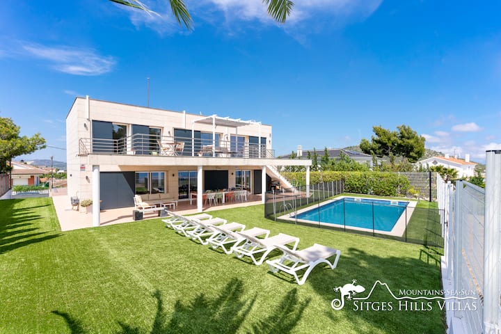 Villa San Diego With Sea Views And Private Pool - Sitges