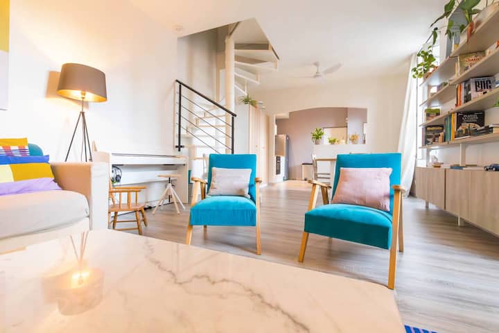 Le Duplex Pernot -Appartement 2 Chambres -Sr Loc - Dijon