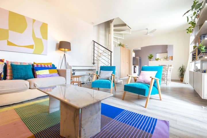 Le Duplex Pernot -Appartement 2 Chambres -Sr Loc - Dijon