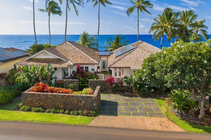 Classic 3br Oceanfront Cottage - Kauai, HI