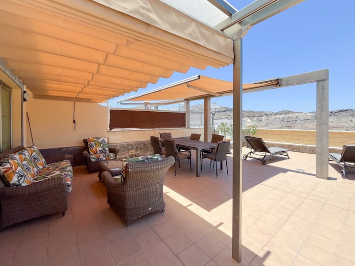3br Valley Dreamhouse -Solarium Terrace Aircon & P - la Grande Canarie